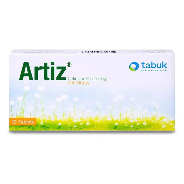 Artiz Antihistamine 10mg Tablets 30 | Zahrat Haneen