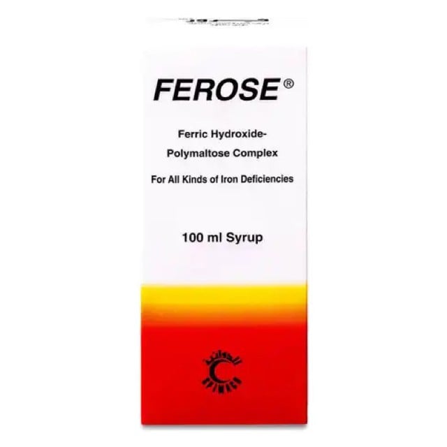 Ferose Iron Supplement 50mg/5ml Syrup 100ml | Zahrat Haneen